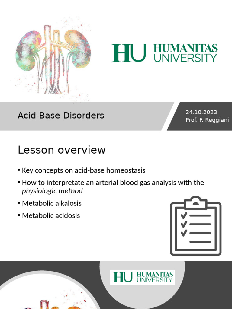 Acid-Base Disorders | PDF | Physiology