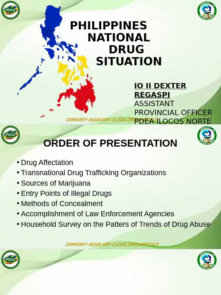 National Drug Situation in the Philippines | PDF | Smuggling | Illegal ...