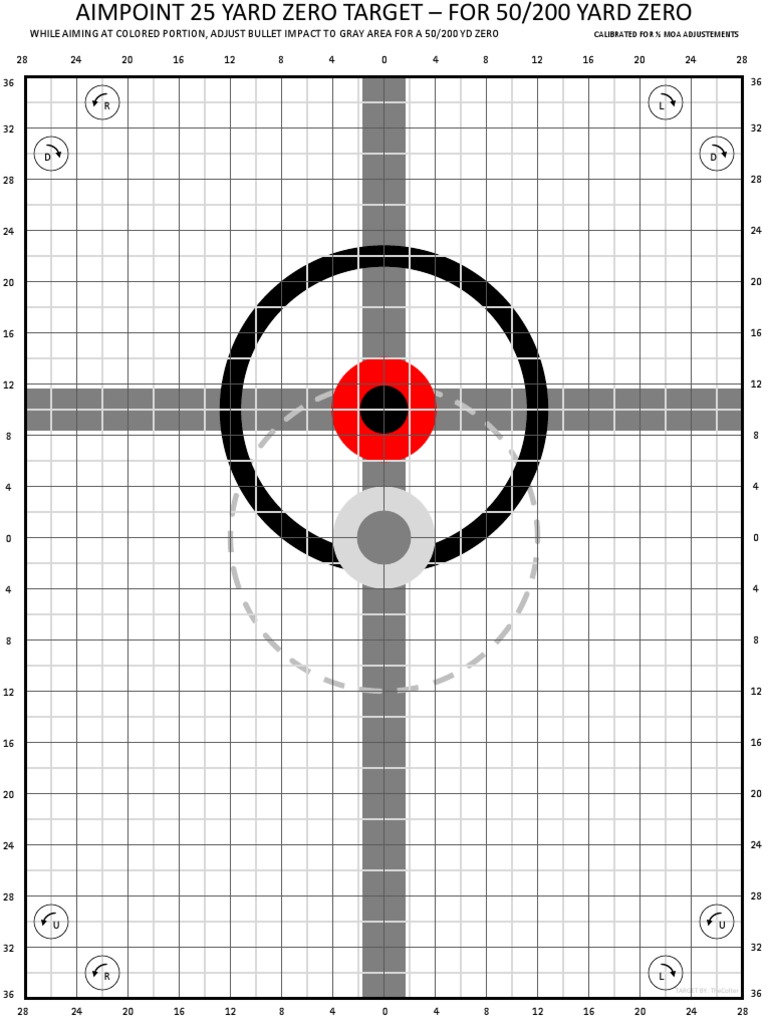 25 Yard Aimpoint 50 - 200 Zero | PDF