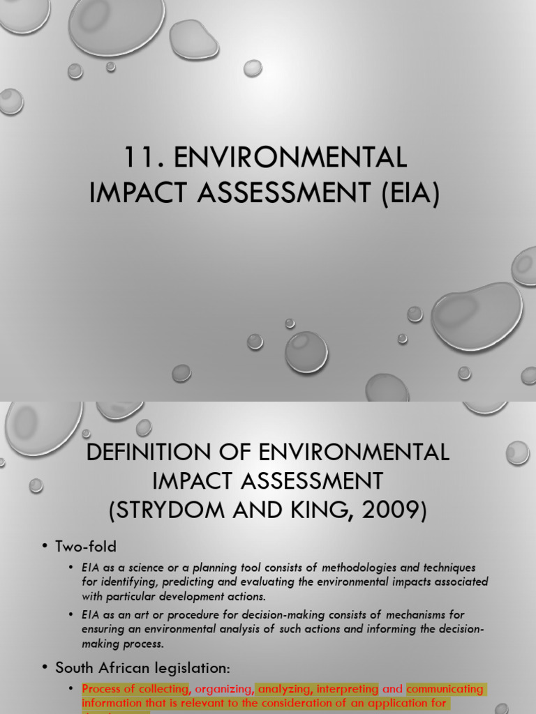 Environmental Impact Assessment | PDF | Environmental Impact Assessment ...