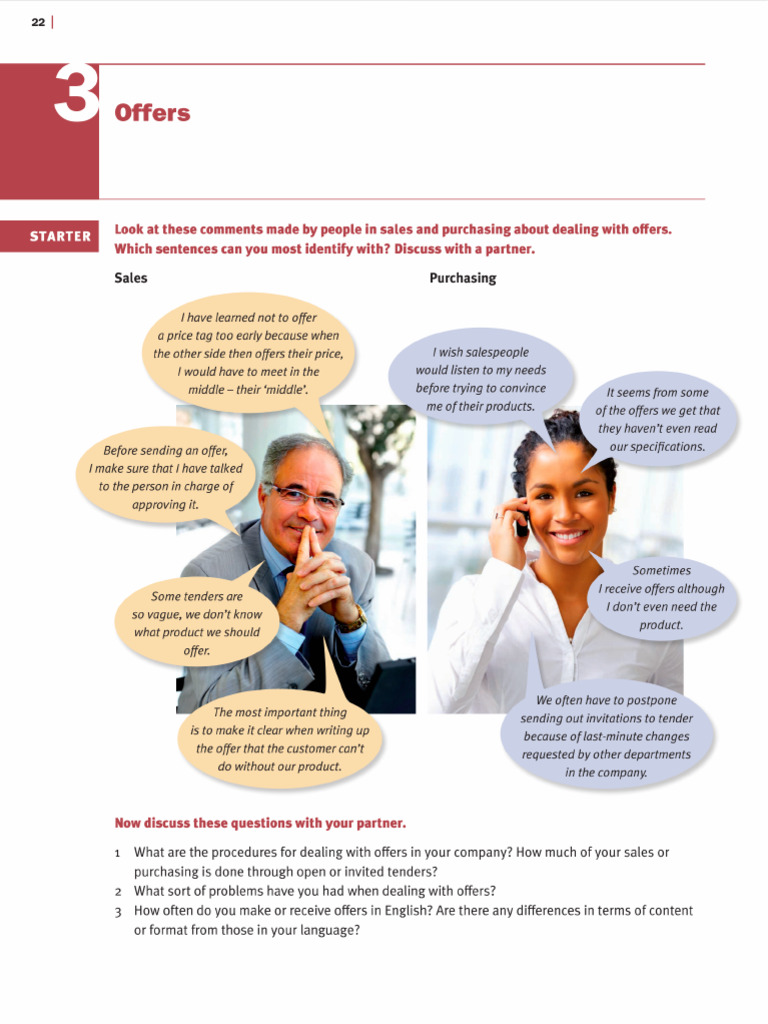 OES - Sales & Purchasing OFFERS | PDF