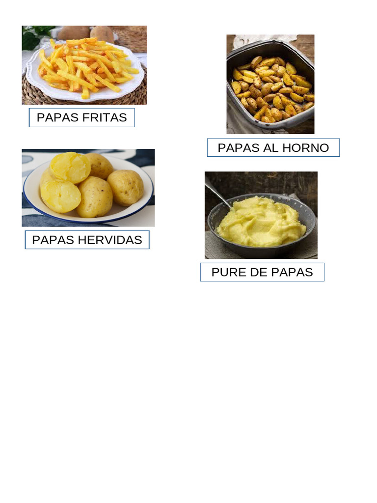 Tipos de Papas | PDF