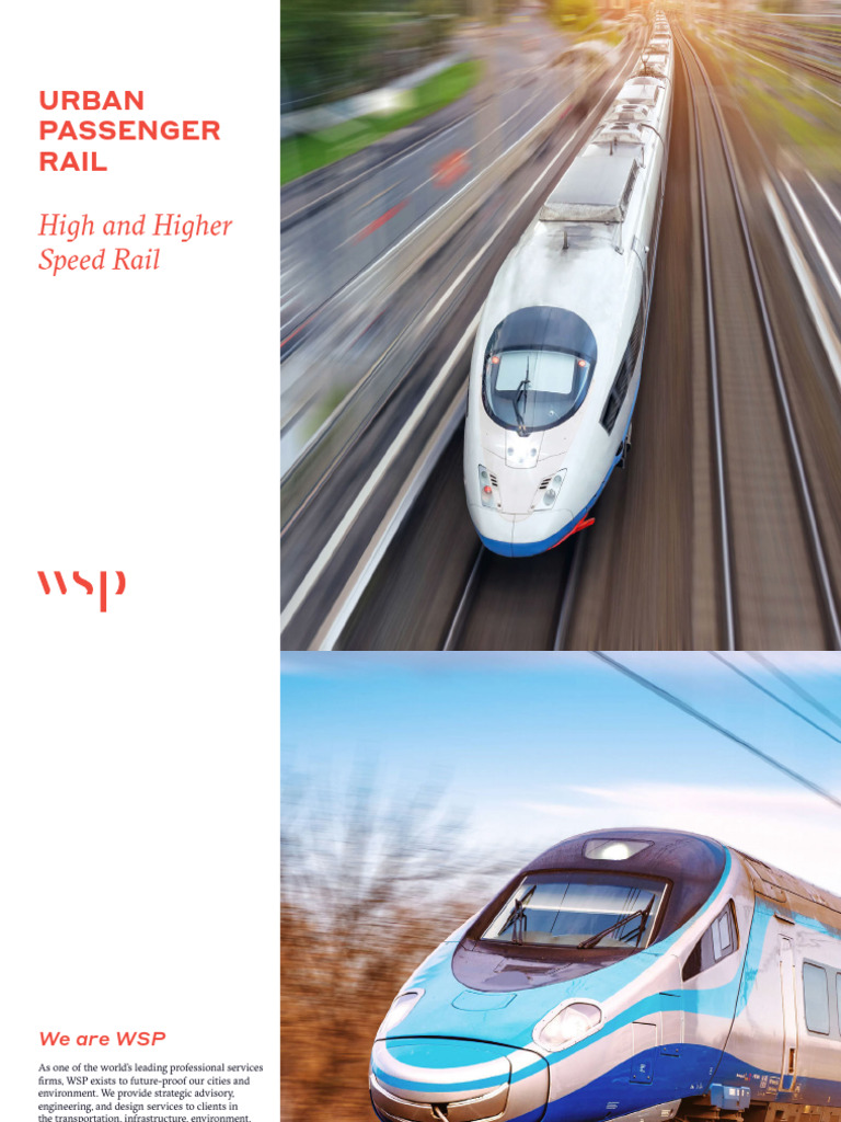 Urban Passenger Rail High and Higher Speed Rail | PDF | High Speed Rail ...