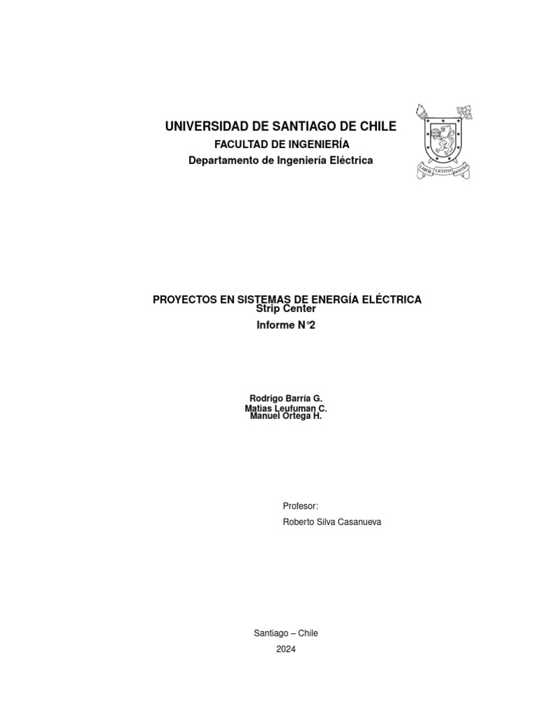 Universidad de Santiago de Chile: Facultad de Ingenier Ia Departamento ...