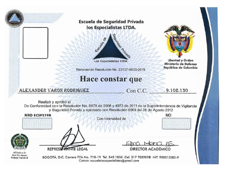 Curso de Reentrenamiento: Alexander Varon | PDF