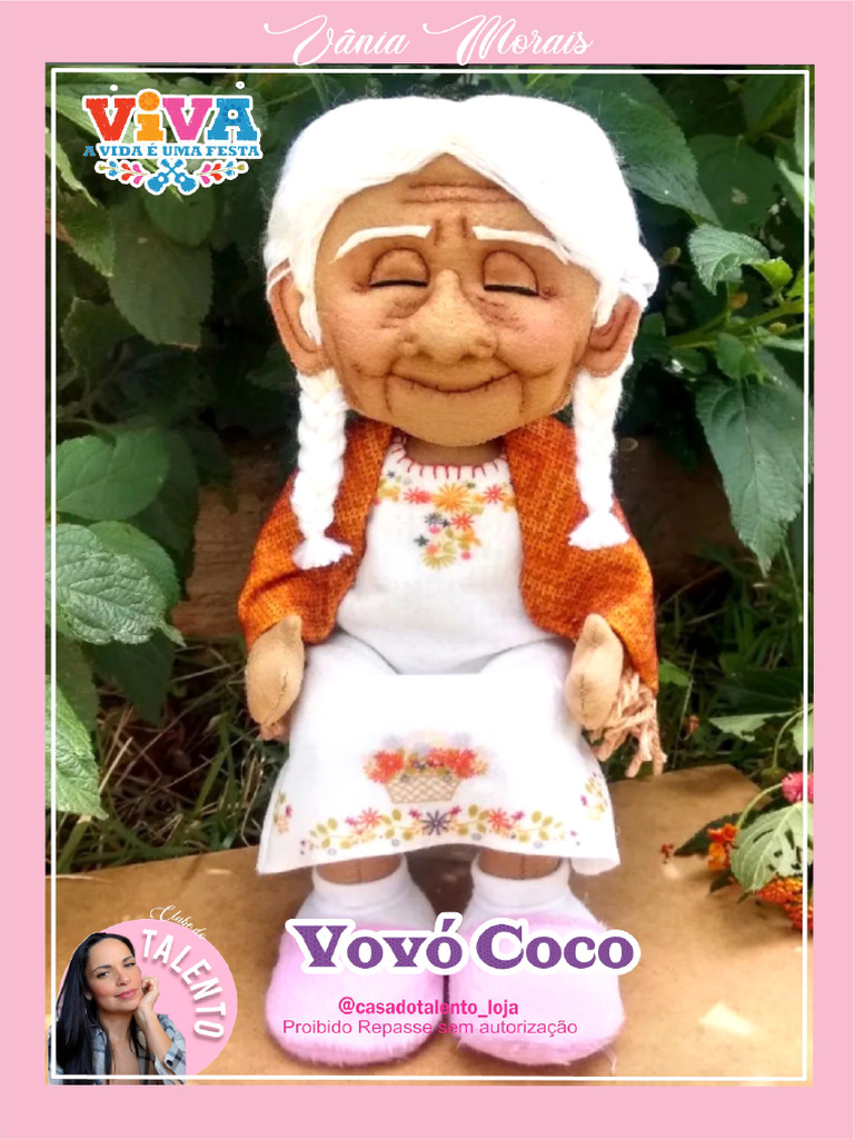 Moldes Vovó Coco - Viva A Vida É Uma Festa | PDF