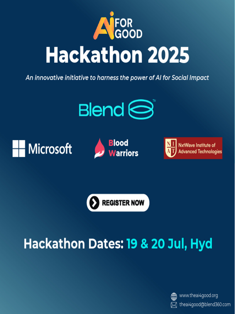 Blend - AI For Good Hackathon | PDF
