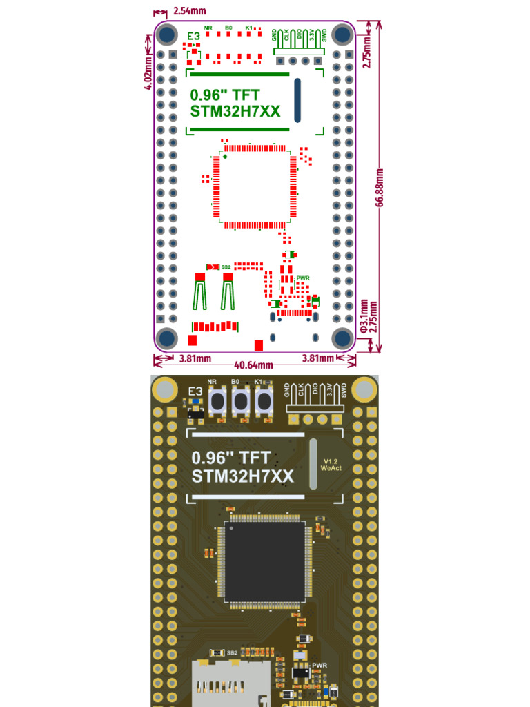 STM32H7xx_BoardShape Board Shape 外形 V12 | PDF