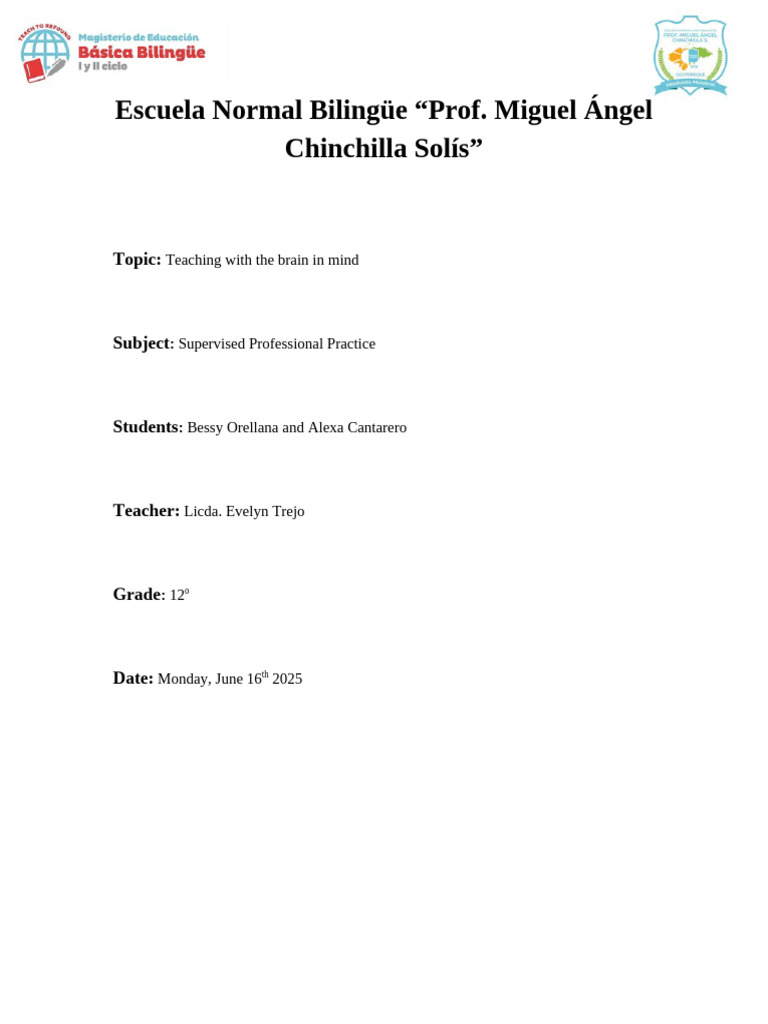 Teaching with the Brain in Mind | PDF | Learning | Mind