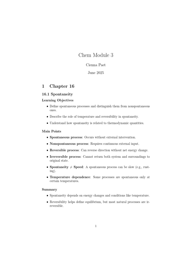 Understanding Spontaneity and Entropy | PDF | Redox | Anode