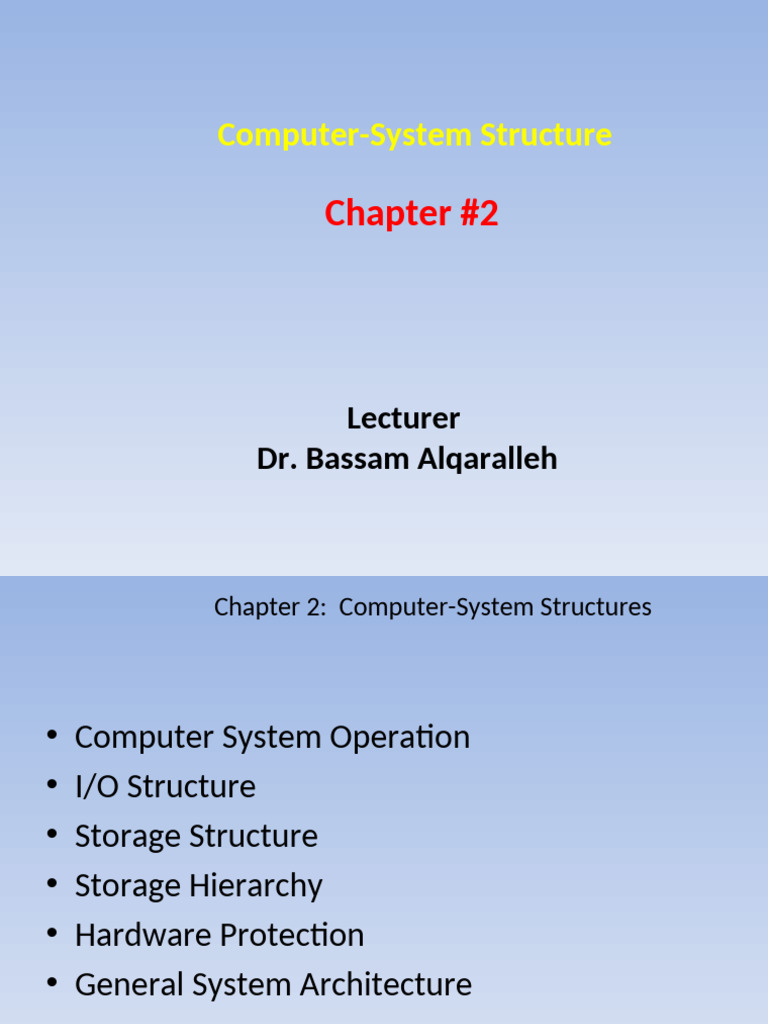 Operating Systems Ch#2 | PDF | Computer Data Storage | Hard Disk Drive