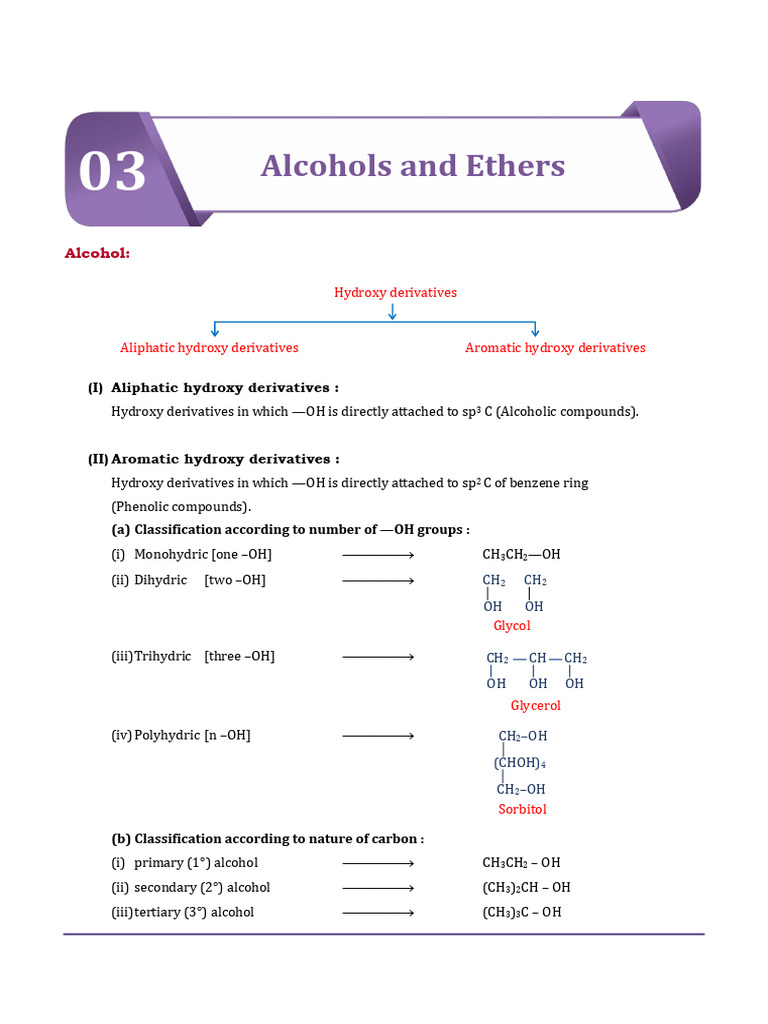 Alcohol Phenol Either | PDF | Ester | Amine