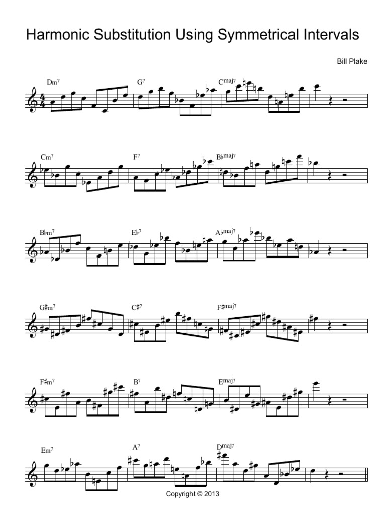 1symmetrical Interval Harmonic Sub2 | PDF