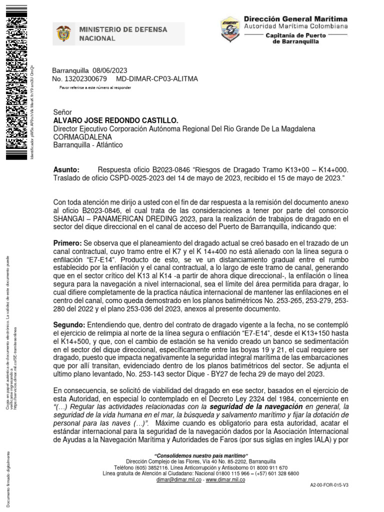 Respuesta Oficio Trun | PDF