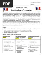 Edexcel GCSE French Speaking Exemplars | PDF | English Language | Learning