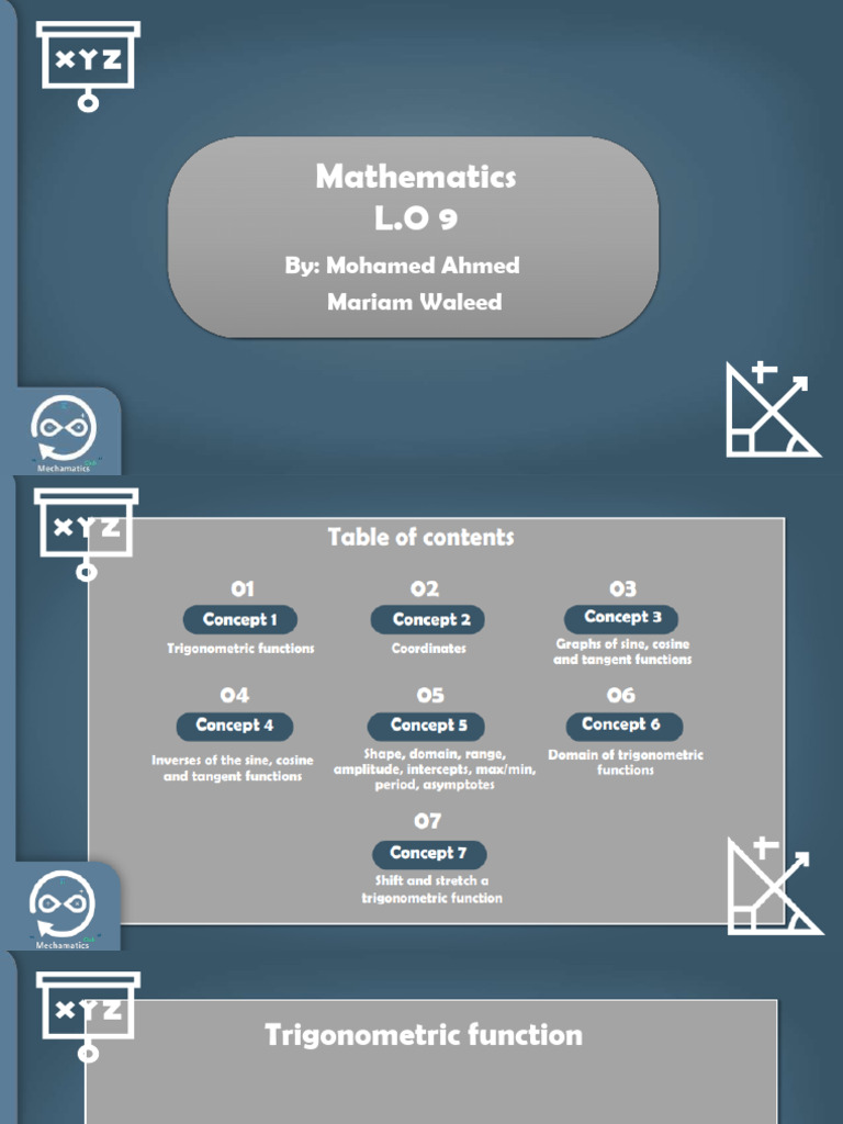 MATH G10 LO9 Mechamatics Club | PDF | Trigonometric Functions | Special ...