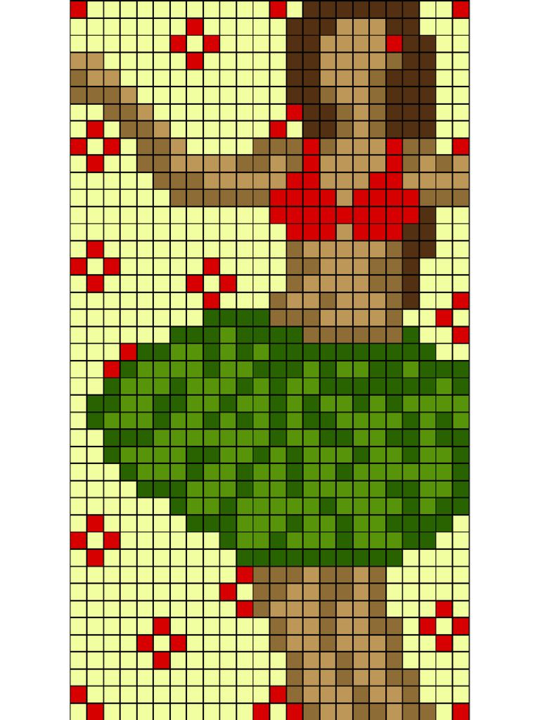 Hula Girl Cross Stitch Pattern | PDF