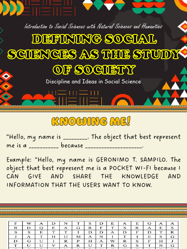 Importance of Social Sciences and Humanities | PDF | Science | Natural ...