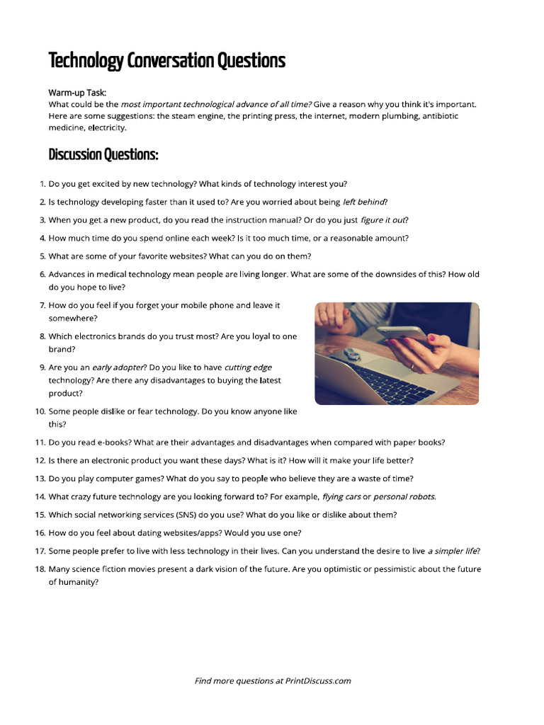 Technology Questions | PDF