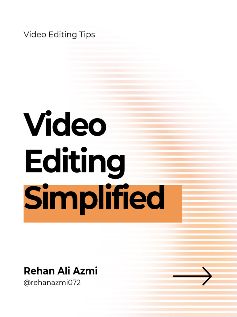 Video Editing Simplified | PDF