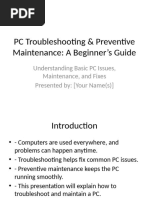 PC Disassembly and Troubleshooting A Step by Step Guide | PDF ...