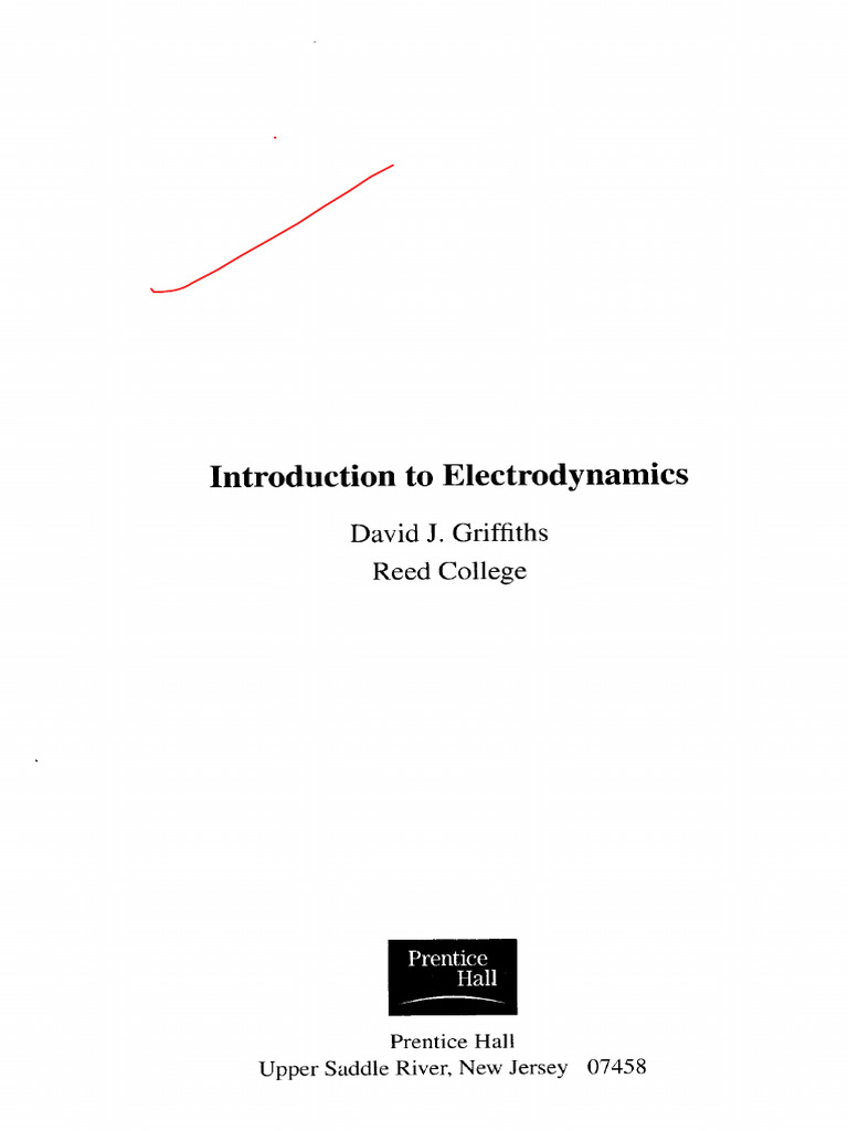 Griffith Introduction To Electrodynamics | PDF
