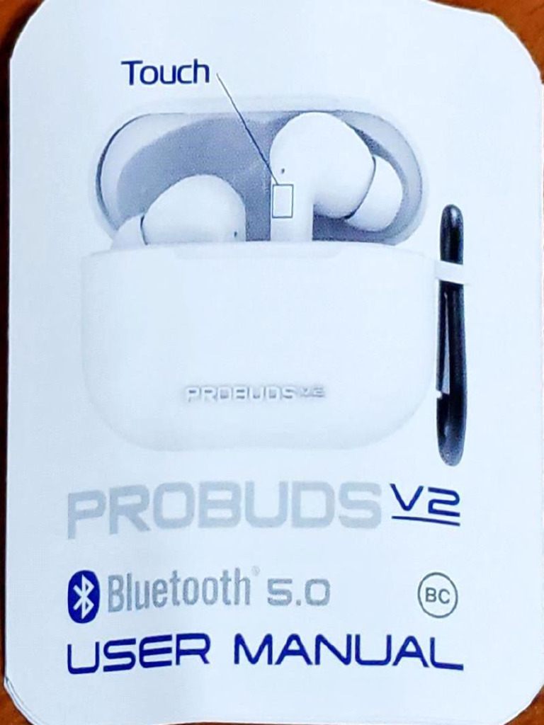 Probuds V2 Earbuds Manual | PDF | Headphones