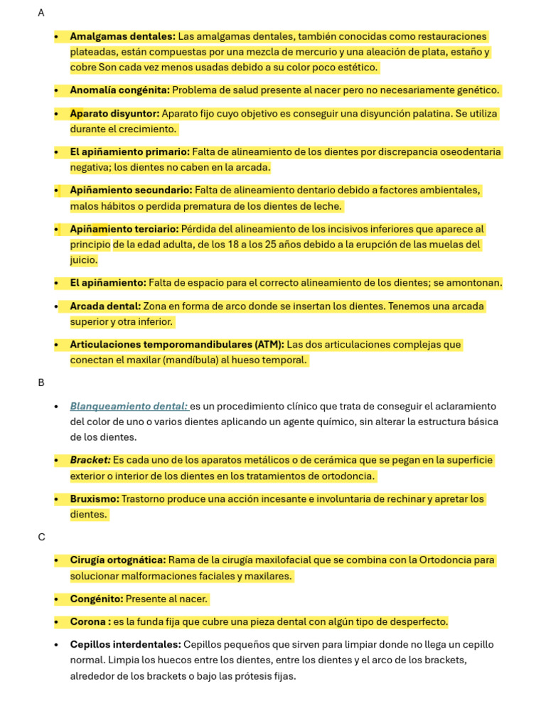 GL Osario | PDF | Ortodoncia | Odontología