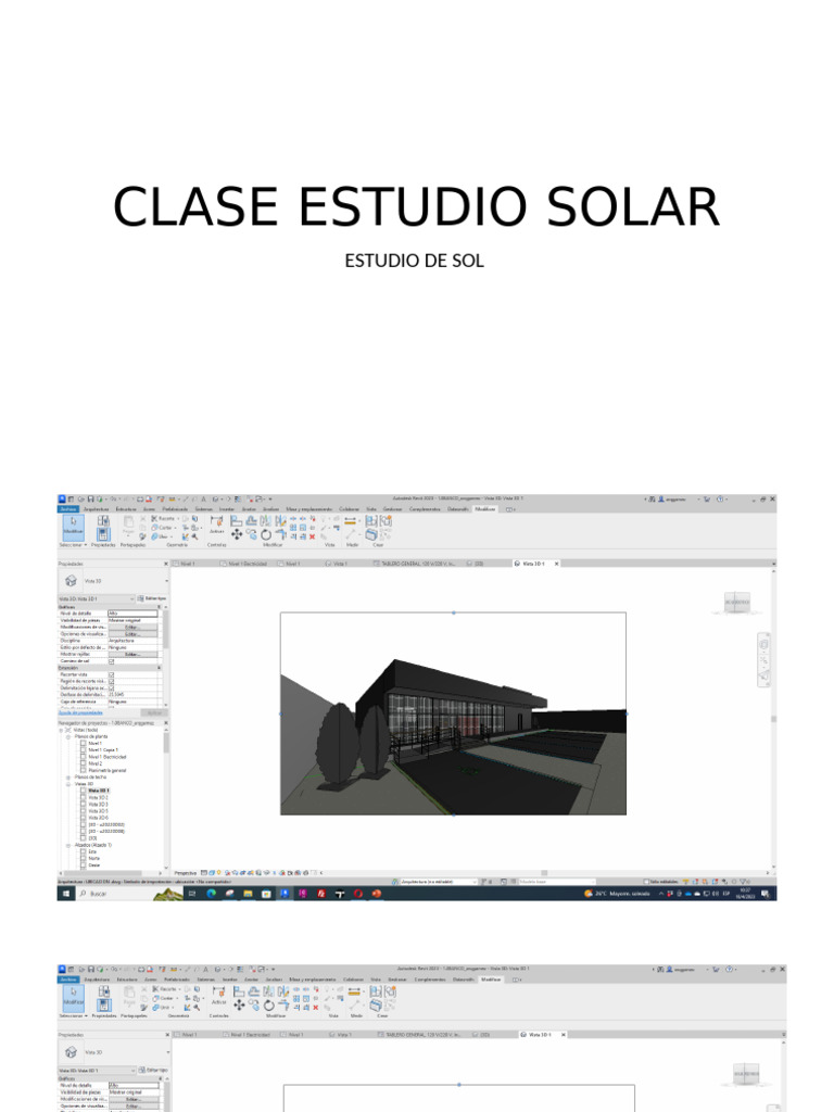 Estudio Solar Revit | PDF