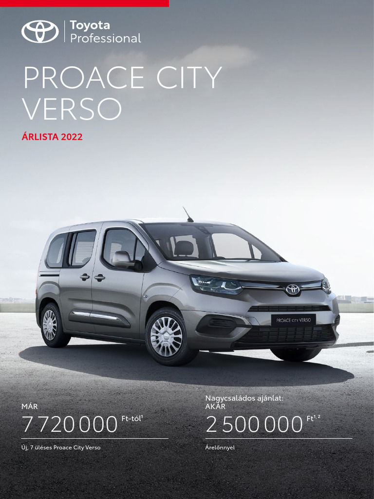 Proace City Verso Arlista | PDF