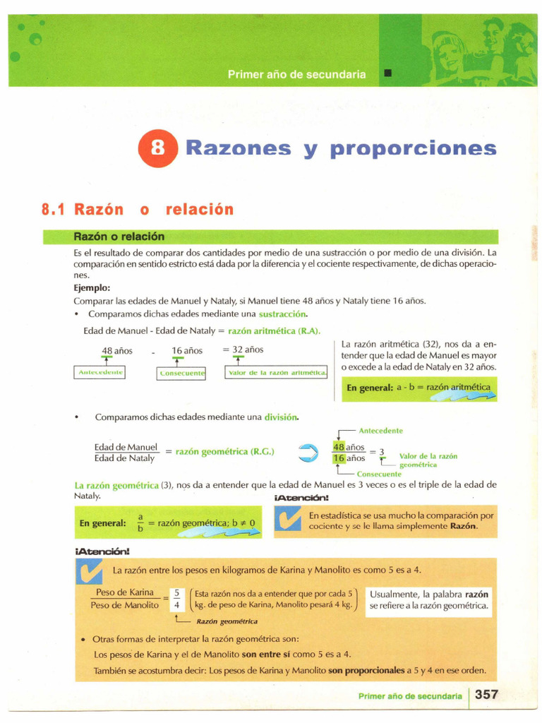 Razones y Proporciones | PDF