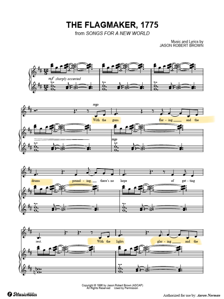 The Flagmaker, 1775 - D Major - MN0108606 | PDF