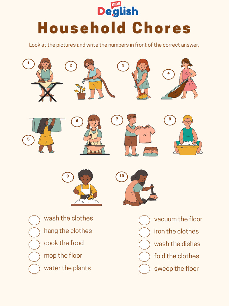 Household Chores Separata | PDF
