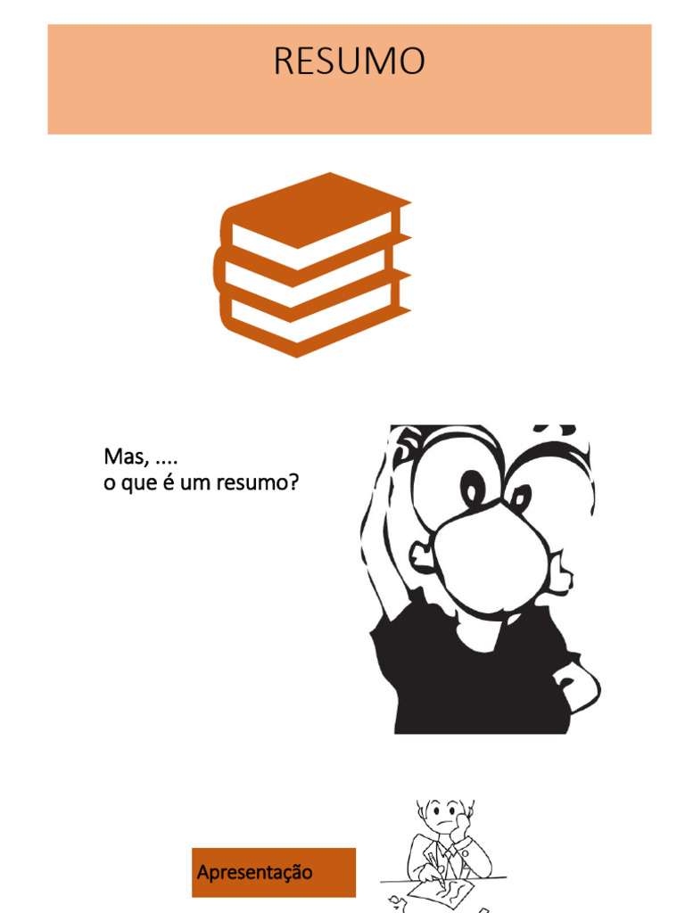 Orientacao Sobre o Genero Textual_ RESUMO | PDF | Abstract (resumo)