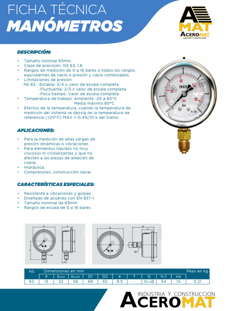 FT Manometro | PDF