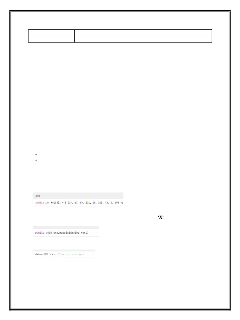 Hill Cipher Java Program Guide | PDF | Matrix (Mathematics) | Linear ...