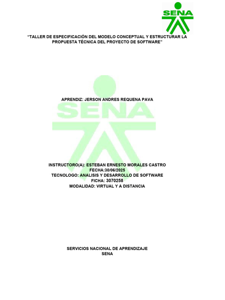 Propuesta Técnica para Proyecto de Software | PDF | Software ...