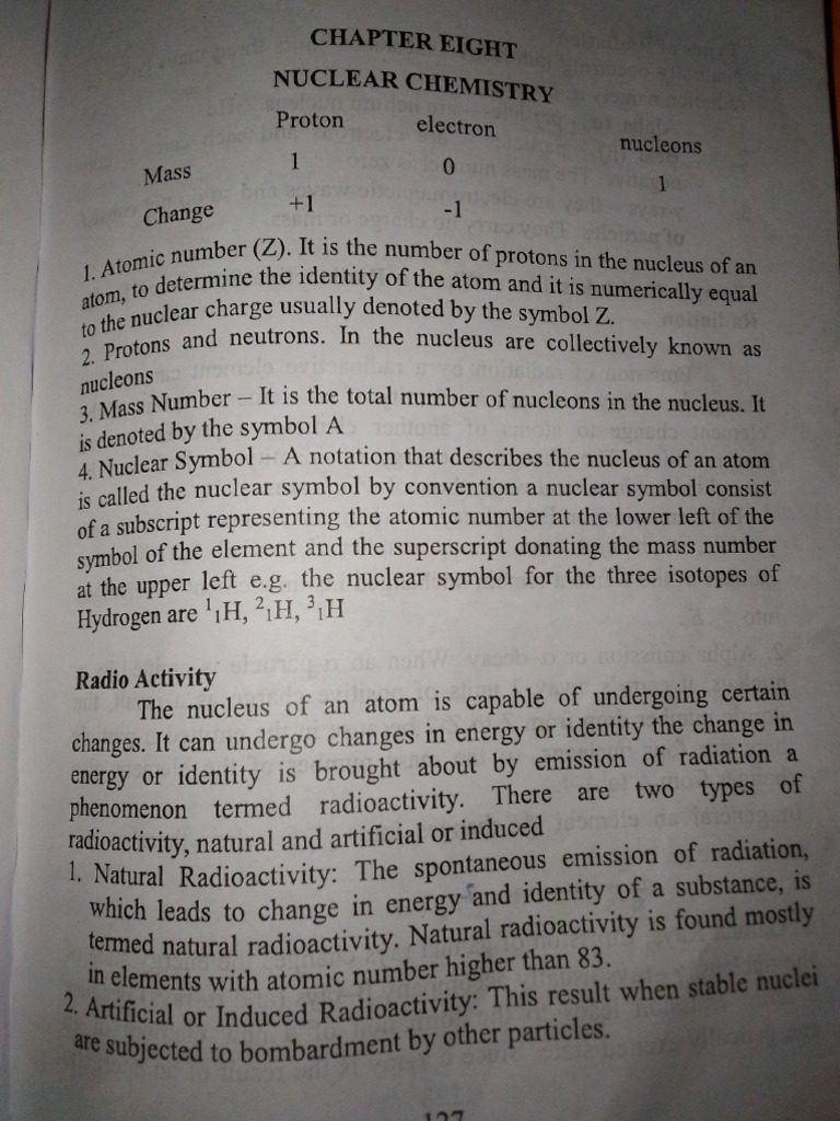 Nuclear Chemistry and Radioactivity | PDF
