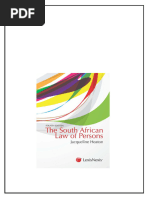 6th Edition Law of Person | PDF