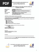 Ai Declaration Form Template | PDF | Artificial Intelligence ...
