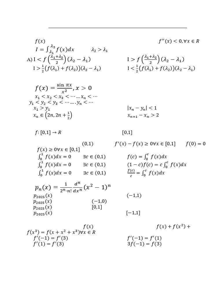 Aod Final Revision Sheet | PDF | Mathematical Concepts | Mathematical ...