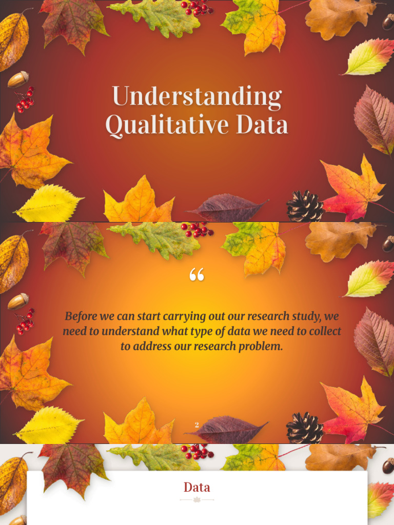 Understanding Qualitative Data | PDF | Sampling (Statistics ...