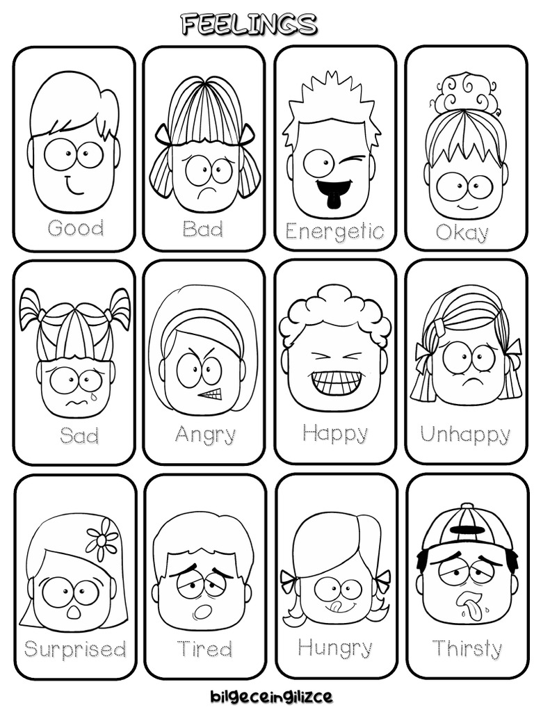 Feelings Kids 2bw | PDF