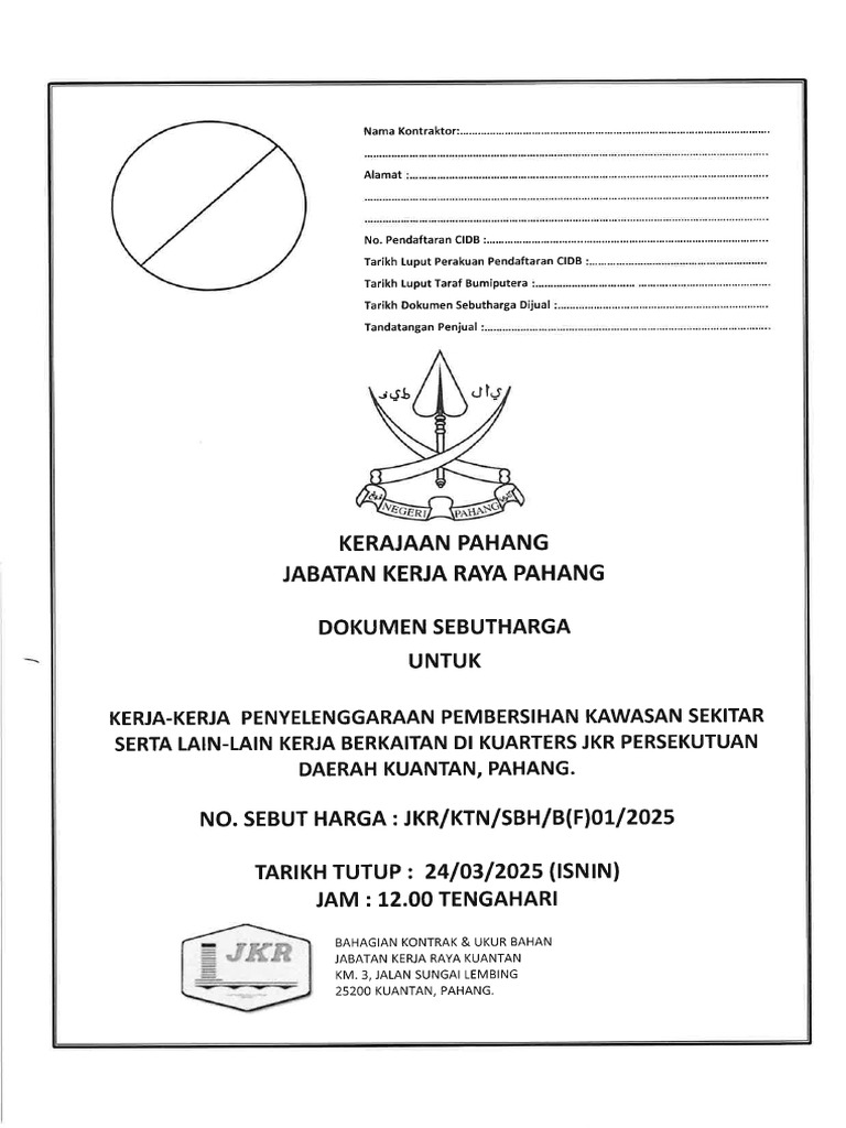 JKR KTN SBH B F 02 2025-1 | PDF