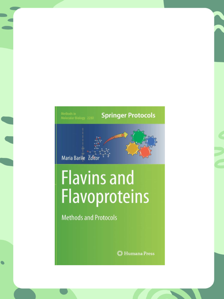 Flavin and Flavoproteins Maria Barile Download | PDF