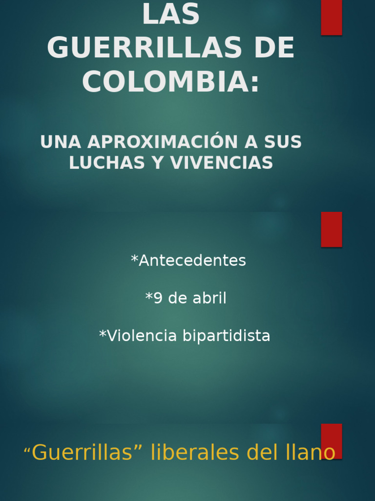 Las Guerrillas de Colombia | PDF
