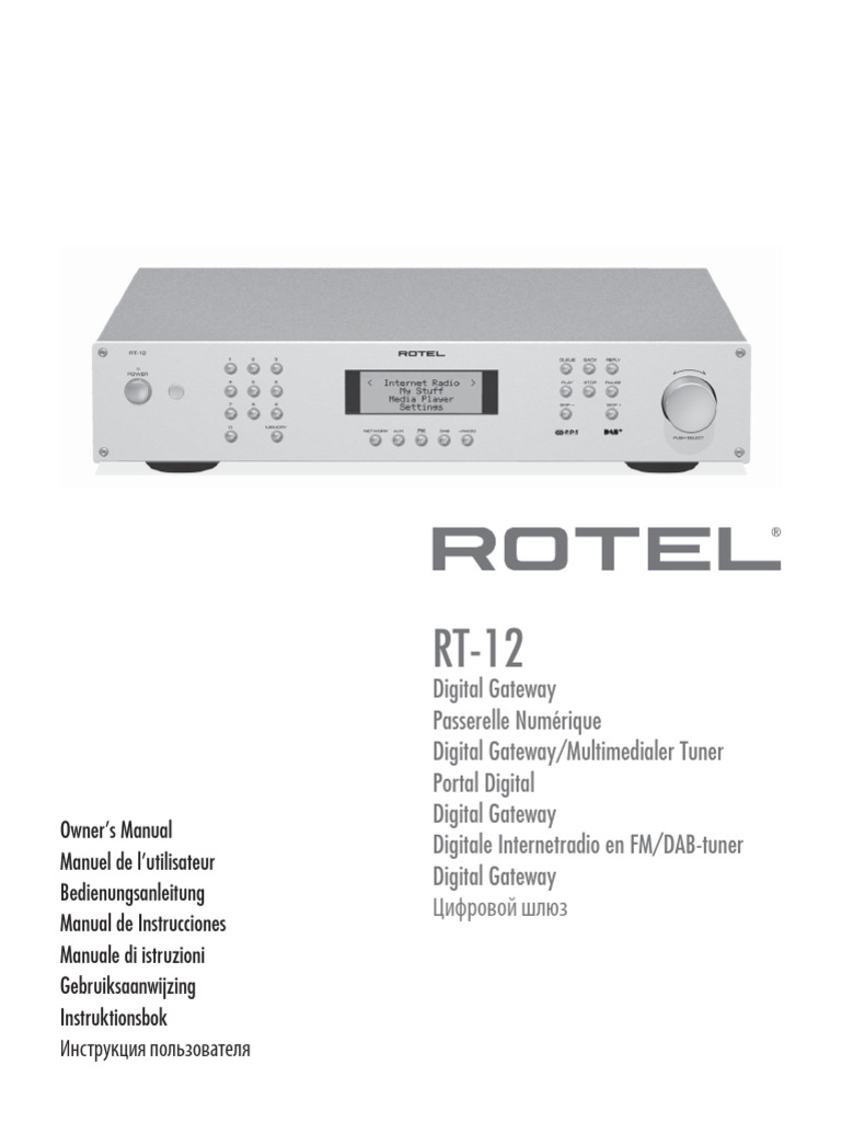 RT-12 Digital Gateway Owner's Manual | PDF | Wi Fi | Computer Network