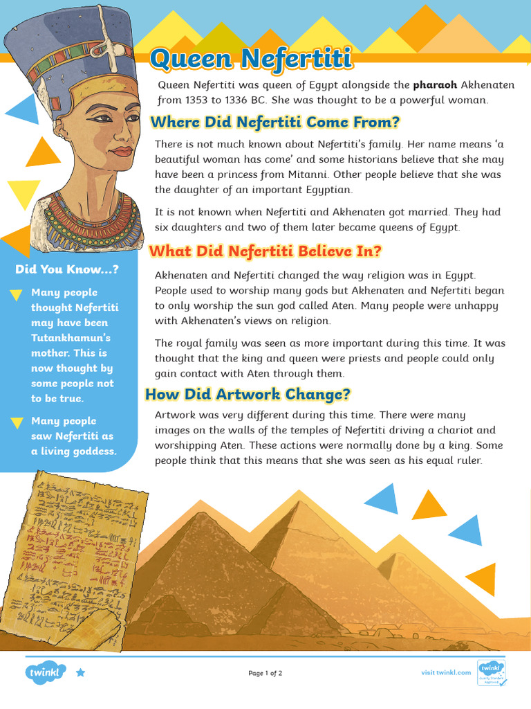 Nefertiti: Egypt's Powerful Queen | PDF | Akhenaten | Ancient Egypt
