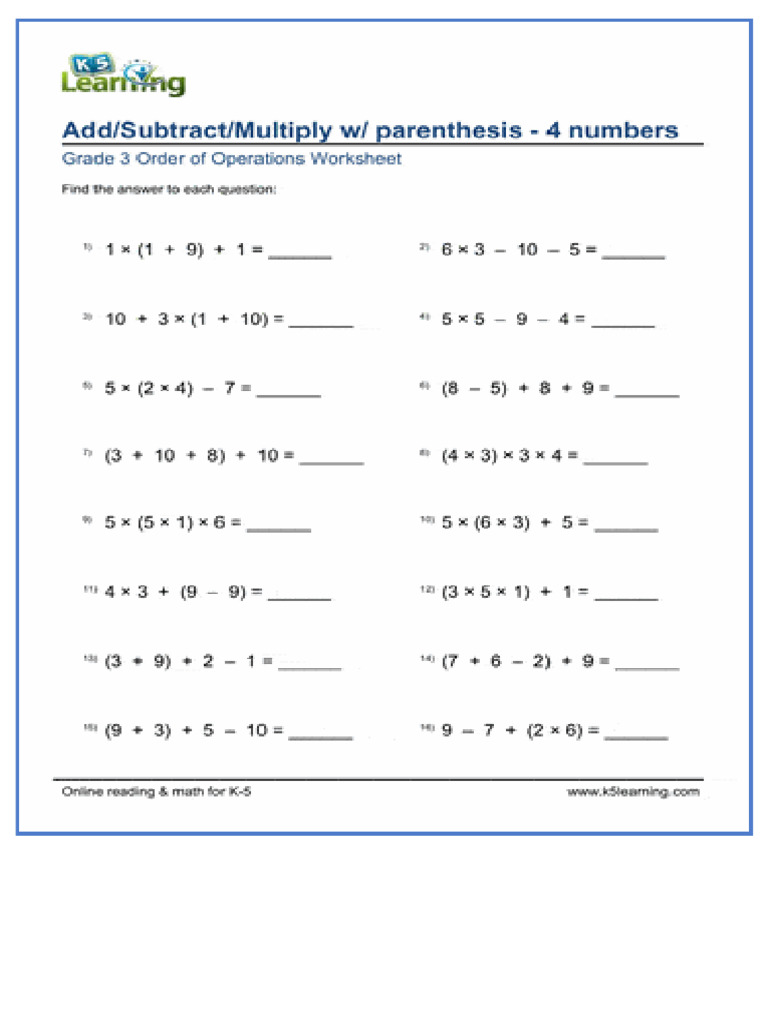 Activity Sheets Math | PDF