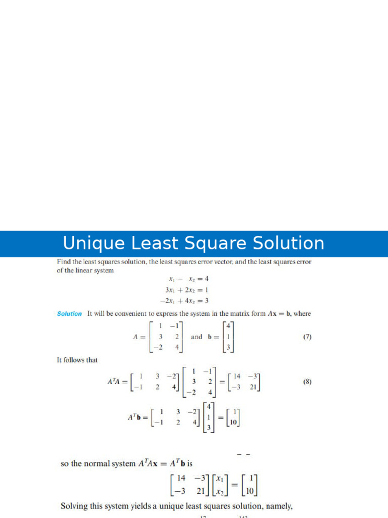 Least Square Method and Mean Square Error | PDF | Least Squares | Errors And Residuals